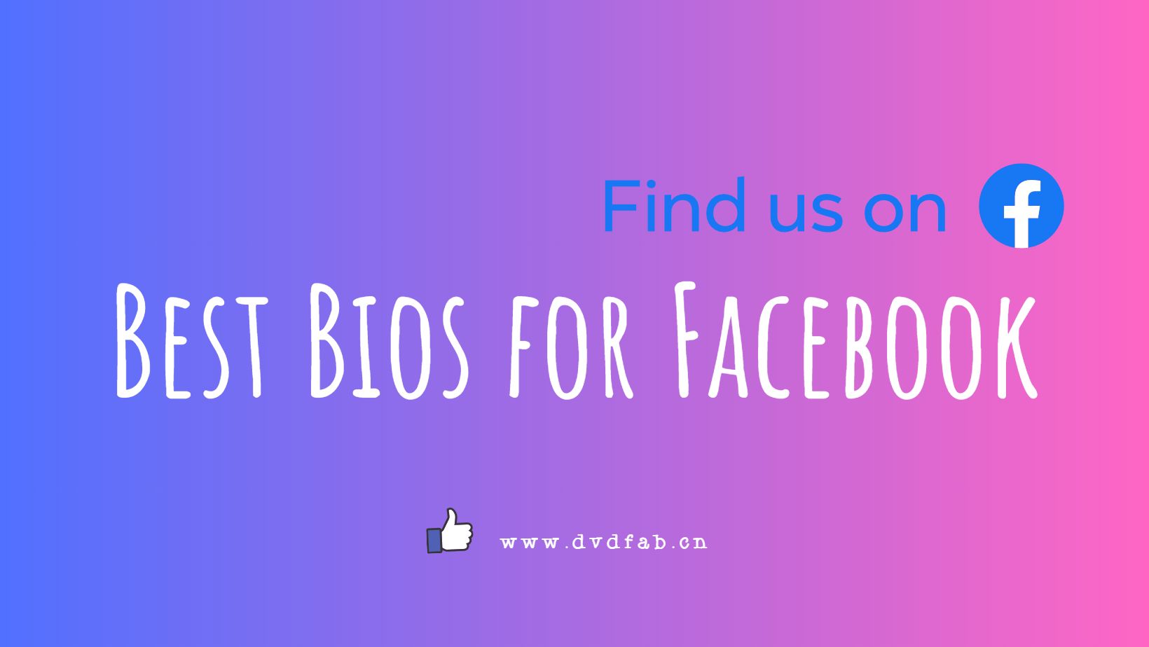200 Exemples Uniques De Bio Facebook Pour Inspirer Votre Profil
