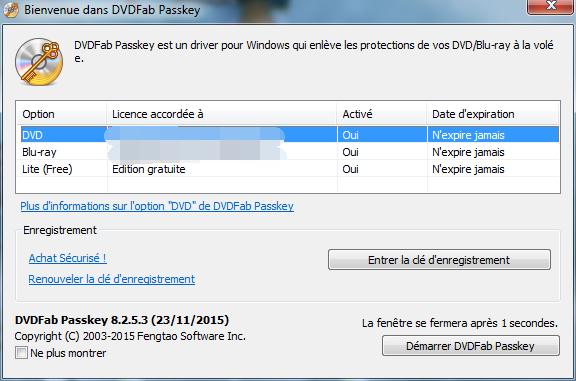 Comment enlever les protections de DVD/Blu-ray avec DVDFab Passkey ...